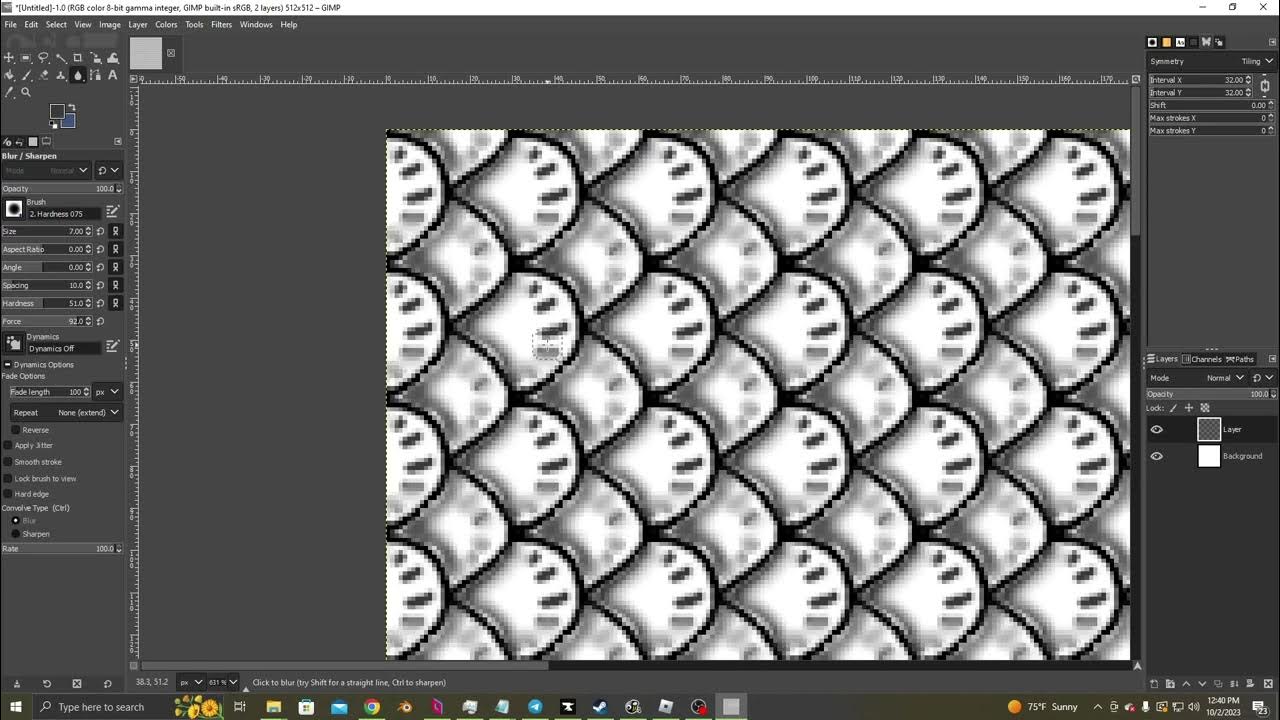 GIMP Tutorial: Tiled Scales Normal Map - YouTube