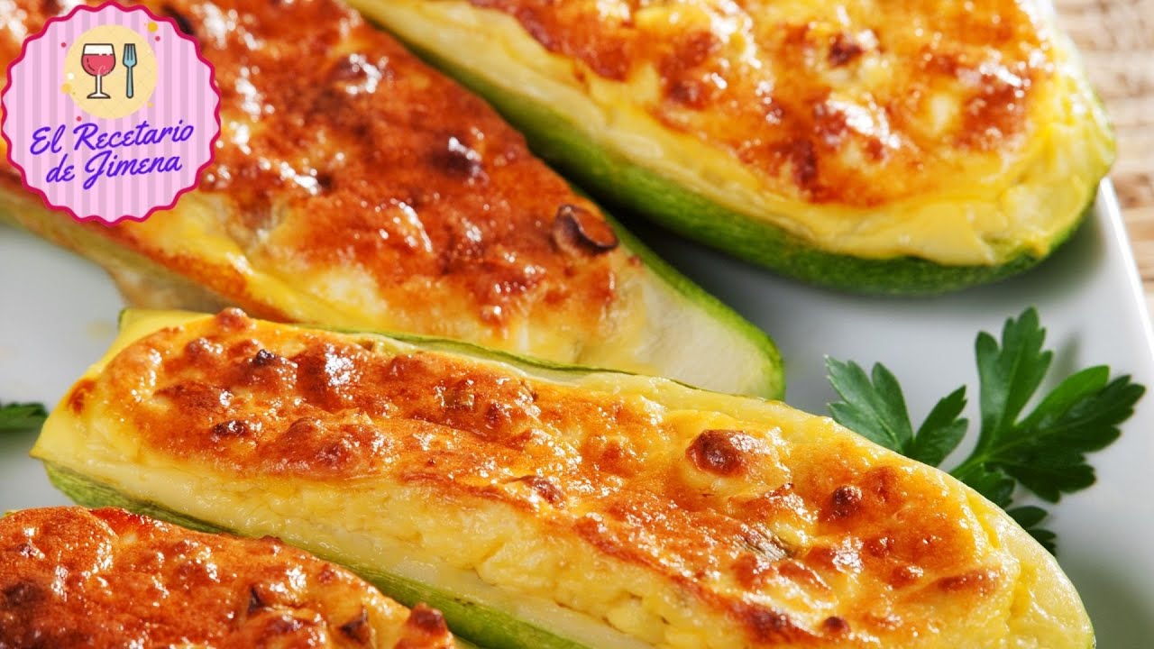 CALABACITAS Rellenas de QUESO en Caldillo de TOMATE | Fácil y Delicioso ...