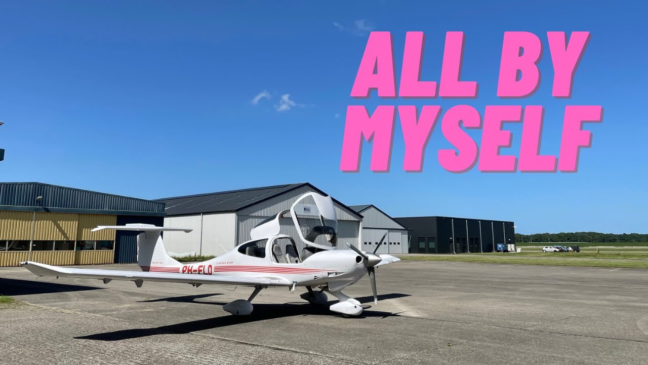 First solo flight leaving the CTR - DA40 - YouTube