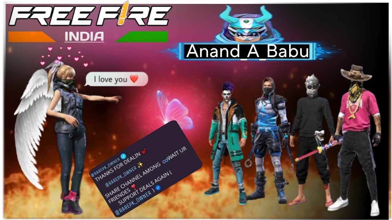 Free Fire India // FFI ID - 8437270864 || Anand_A_Babu ABNK - YouTube