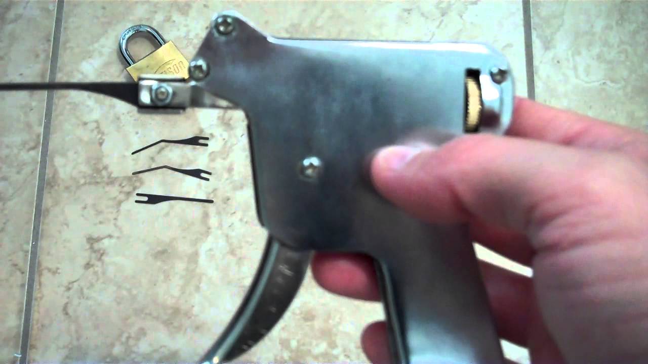 15$ manual lock pic gun review cheapest on the market - YouTube