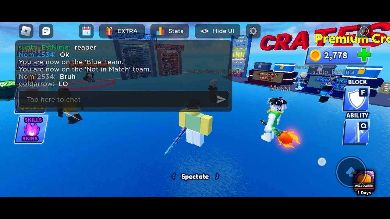 blade ball with Est ninja - YouTube
