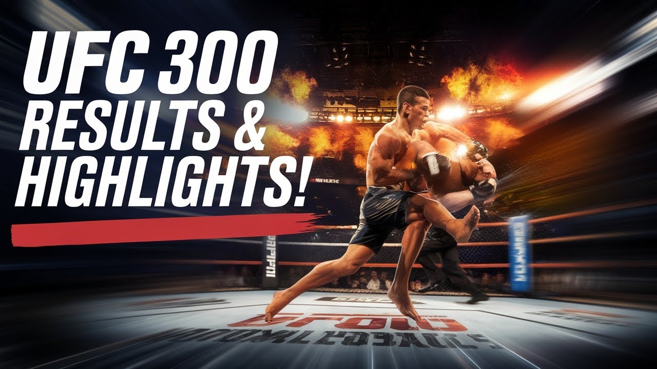 UFC 300 Results & Highlights Shocking Knockouts & Biggest Moments ...