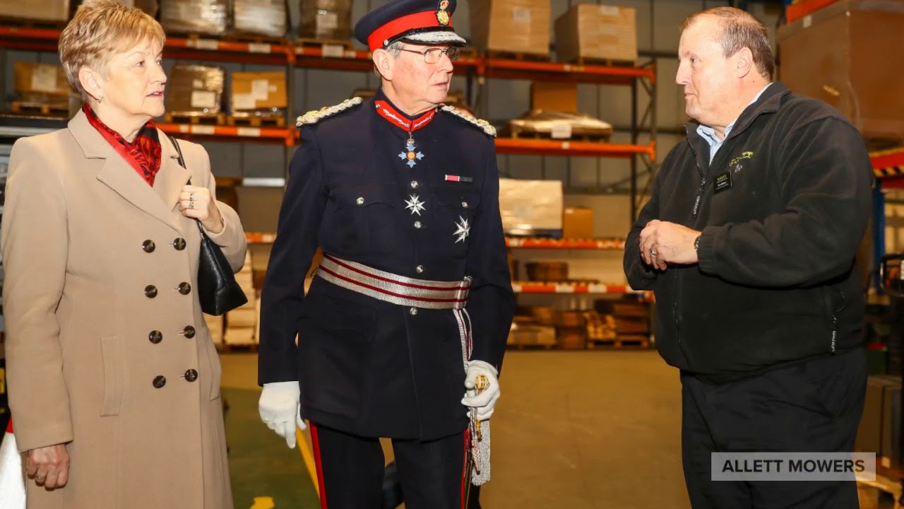 Mr Ian Dudson awards Allett with the Queen's Award for Enterprise ...