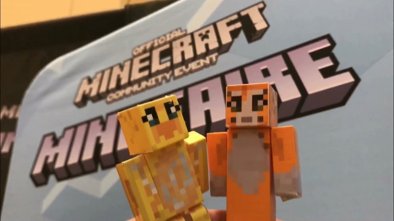 Stampy & Sqaishey at Minefaire 2018 St. Paul, MN! Minecraft Kids Toys ...