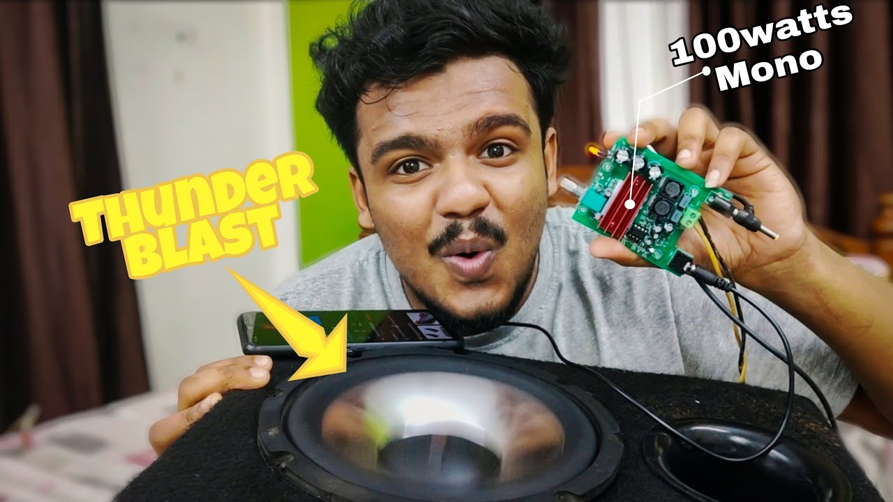 100watts Subwoofer ClassD Amplifier Board Review Bass Test With 8inch 100watts-subwoofer-classd-amplifier-board-review-bass-test-with-8inch