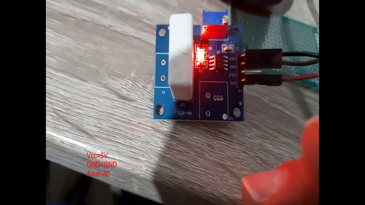 Arduino Wcs1800 Ampere clamp meter - YouTube