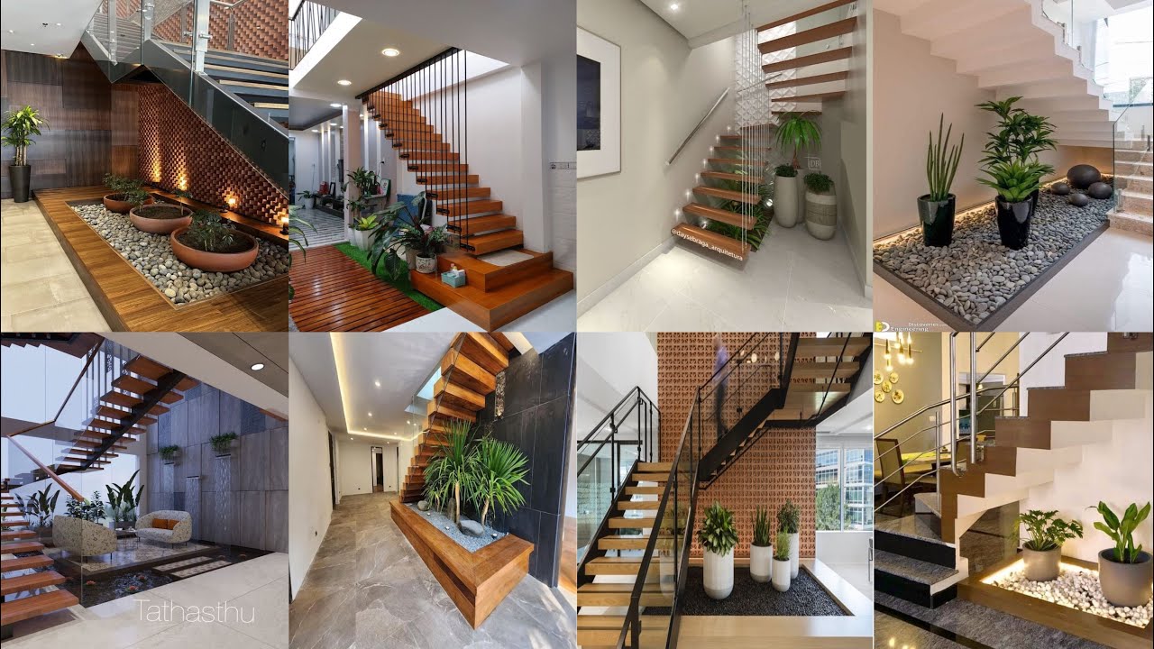 Top 50 Indoor Garden Under Staircase Courtyard Design|Small Indoor ...