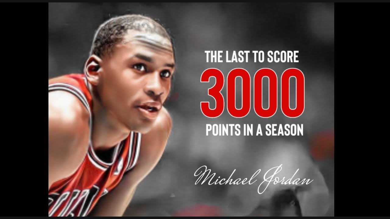 Michael Jordan: the Last to Score 3000 Points in a Season - YouTube