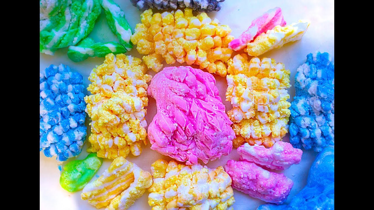 Cutting microwave soap cubes.Asmr soap. Crushing microwave soap plates ...