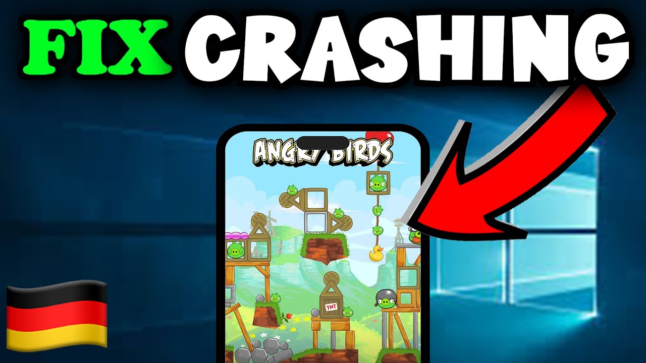 Angry Birds - CRASH/STÜRZT ab BEHEBEN! | Problemlösung | Crash fix ...