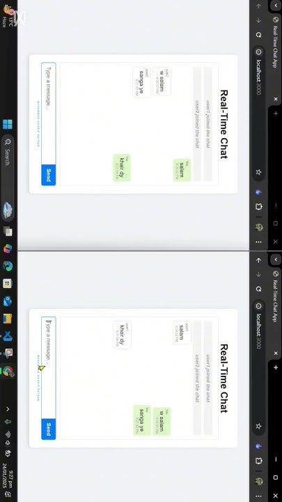 Real Time Chat App Demo Nodejs Socketio Coding Project Codingprojects Chatapp 