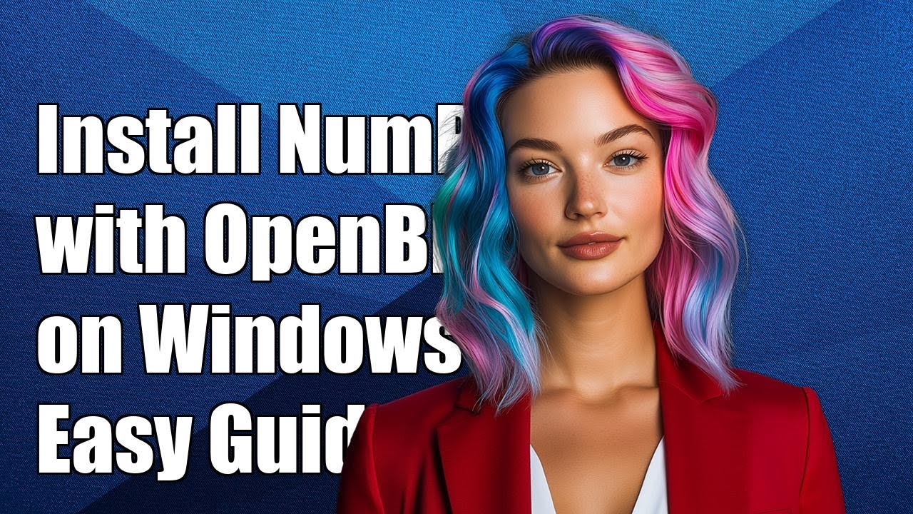 Tutorial for installing numpy with OpenBLAS on Windows - YouTube