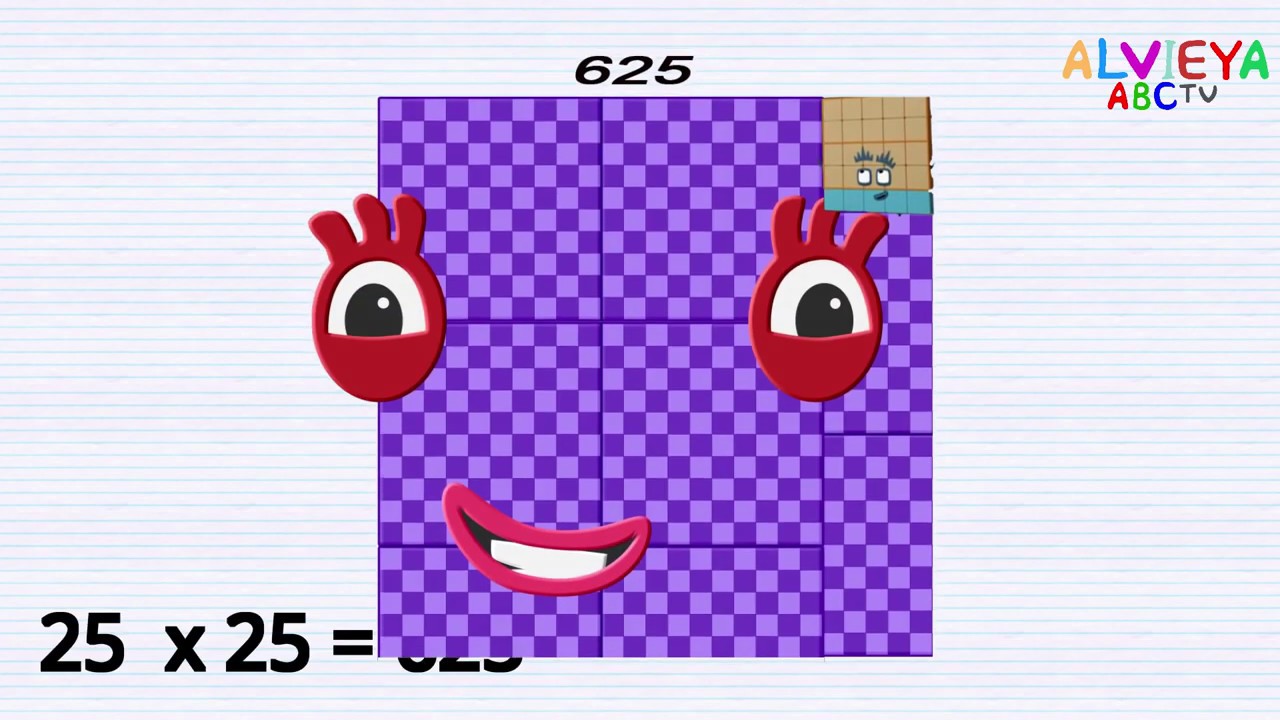 Numberblocks Square Club Big Numbers 1 to 900 | numberblocks Maynard ...