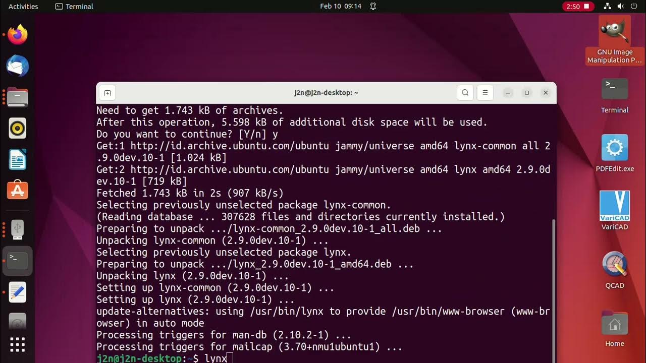 Lynx browser bergaya hacker di linux ubuntu yang dijalankan lewat terminal cobalah niscaya Anda ...