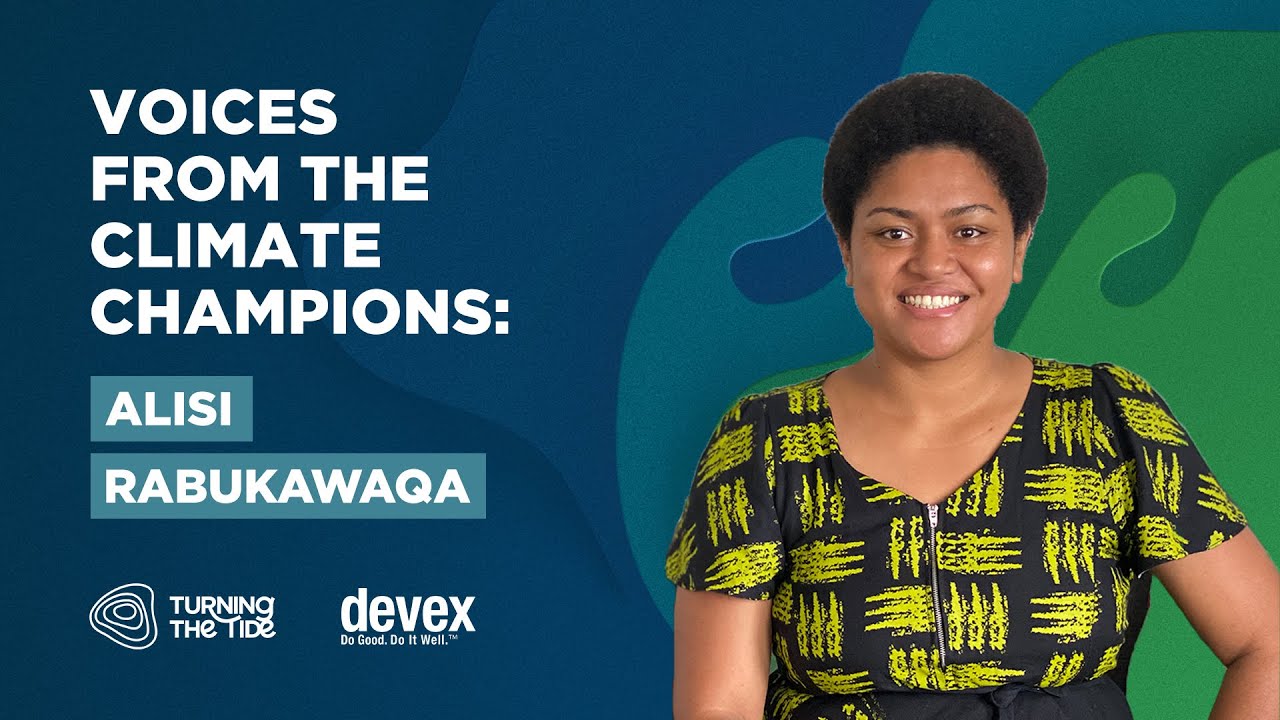 Voices from the climate champions: Alisi Rabukawaqa - YouTube