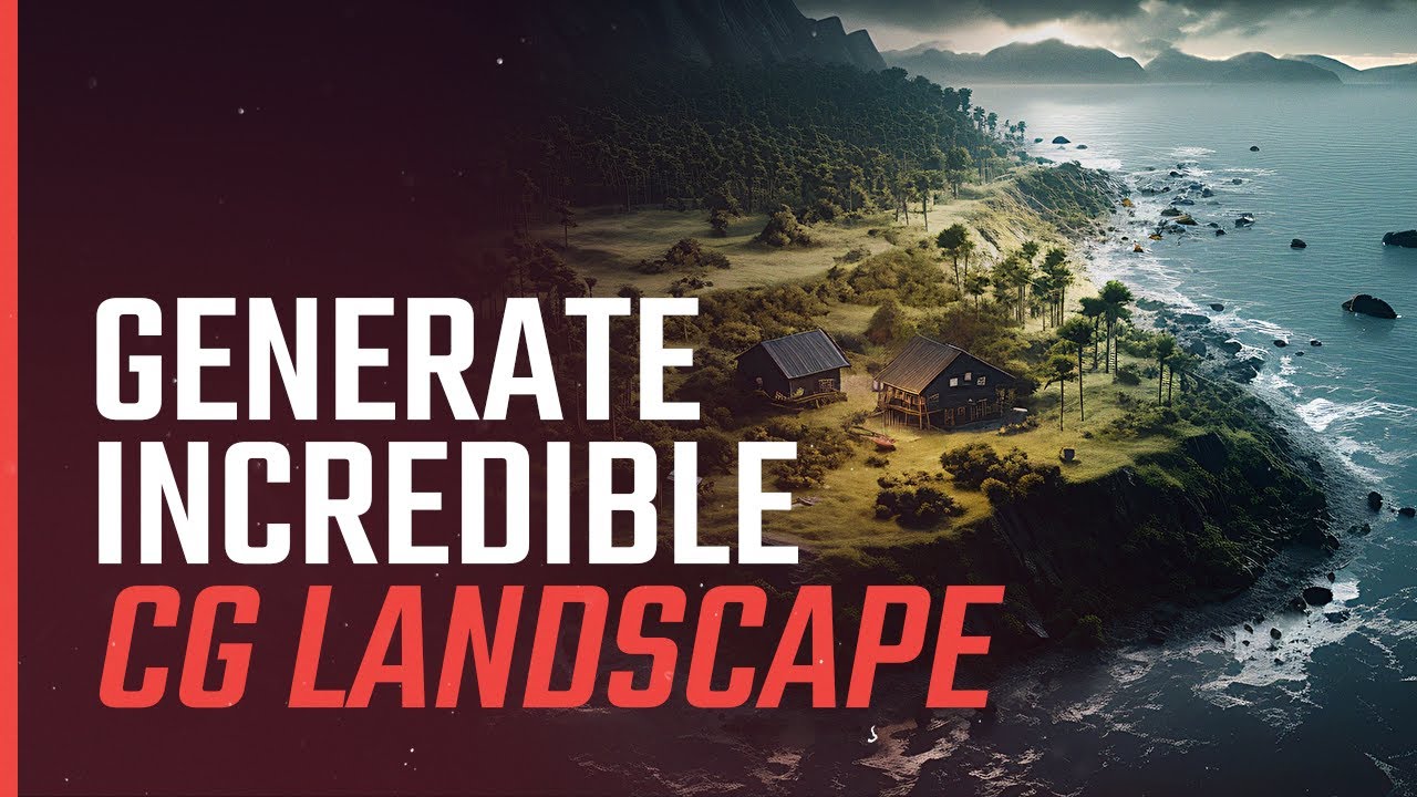 GENERATE Incredible CG LANDSCAPE with ease! - YouTube