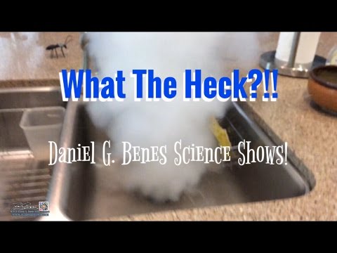 Dry Ice Volcano in my Kitchen! By Daniel G. Benes - YouTube