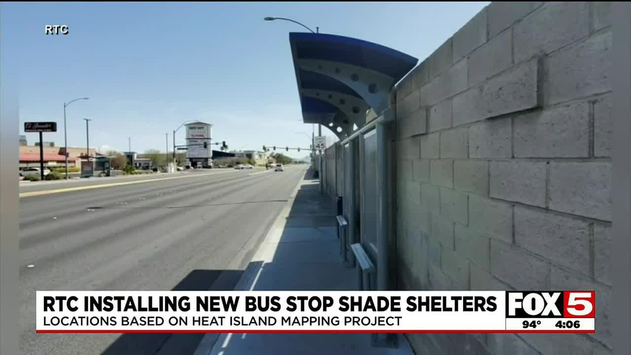 RTC adding shade shelters at bus stops to keep riders cooler in summer ...