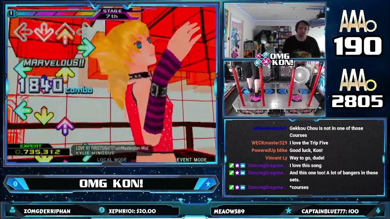 OMG KON! | SuperNOVA Challenge Course 100% 959,373 (S-EXPERT) 59 GREAT [DDR SuperNOVA2] - YouTube