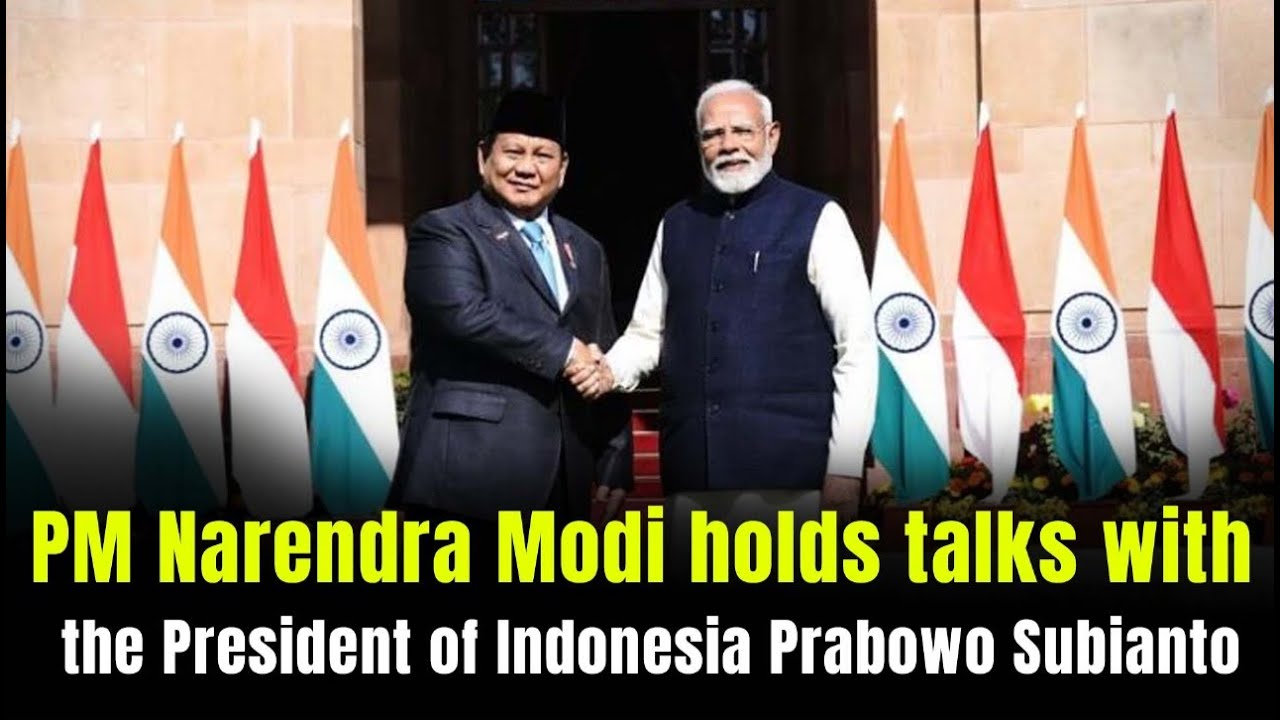 PM Narendra Modi holds talks with the President of Indonesia Prabowo ...