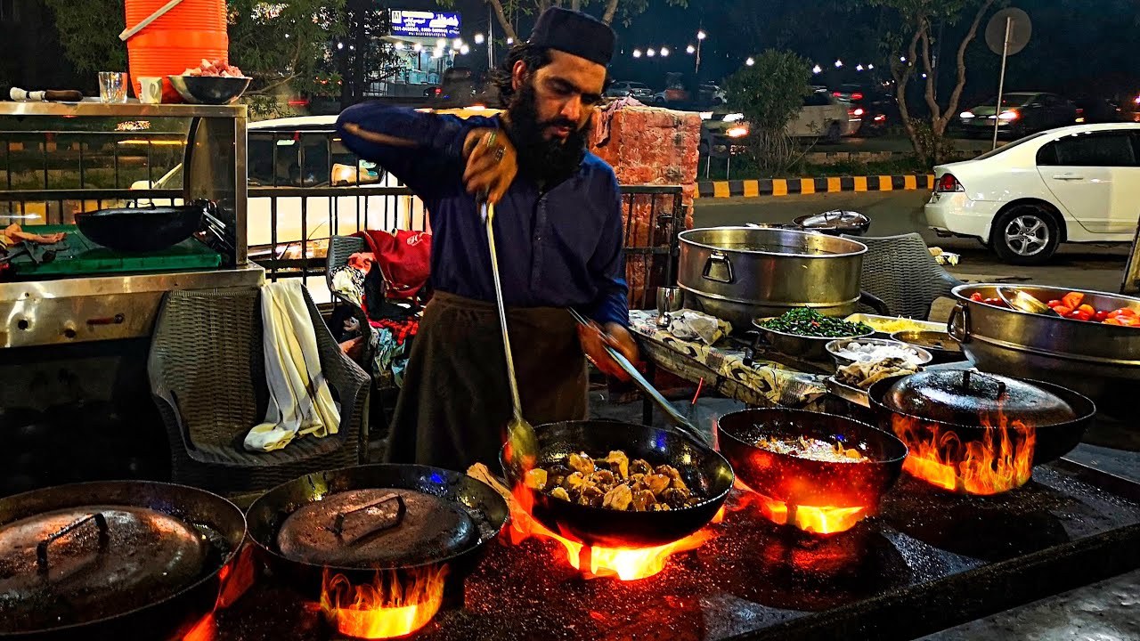 Incredibly Delicious Street Food Of Pakistan! Cooking Lamb in all ways ...