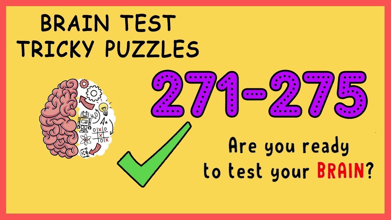 Brain Test Level 271 272 273 274 275 Solution Walkthrough - YouTube