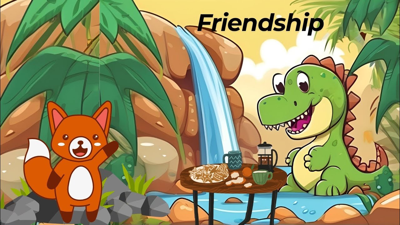 Dino and Foxie || Dino World Stories || Dino Stories || Clever Fox ...
