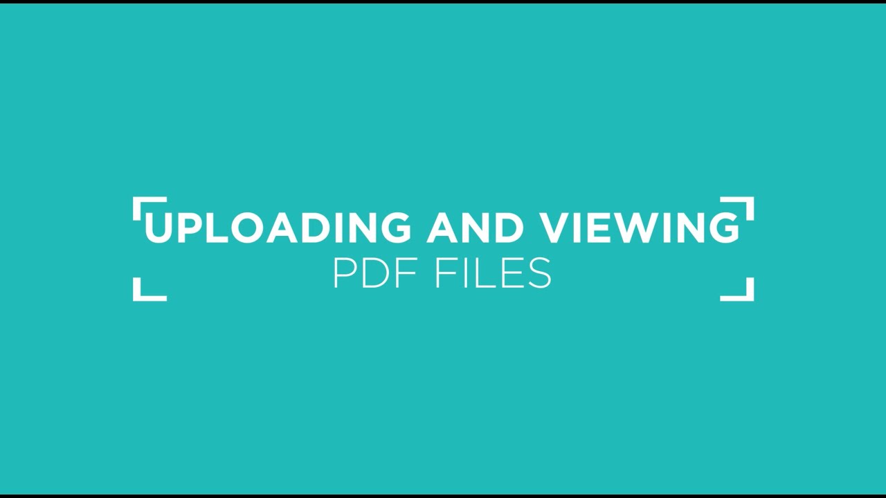 Upload, Save and View PDF Files in Stacks - YouTube