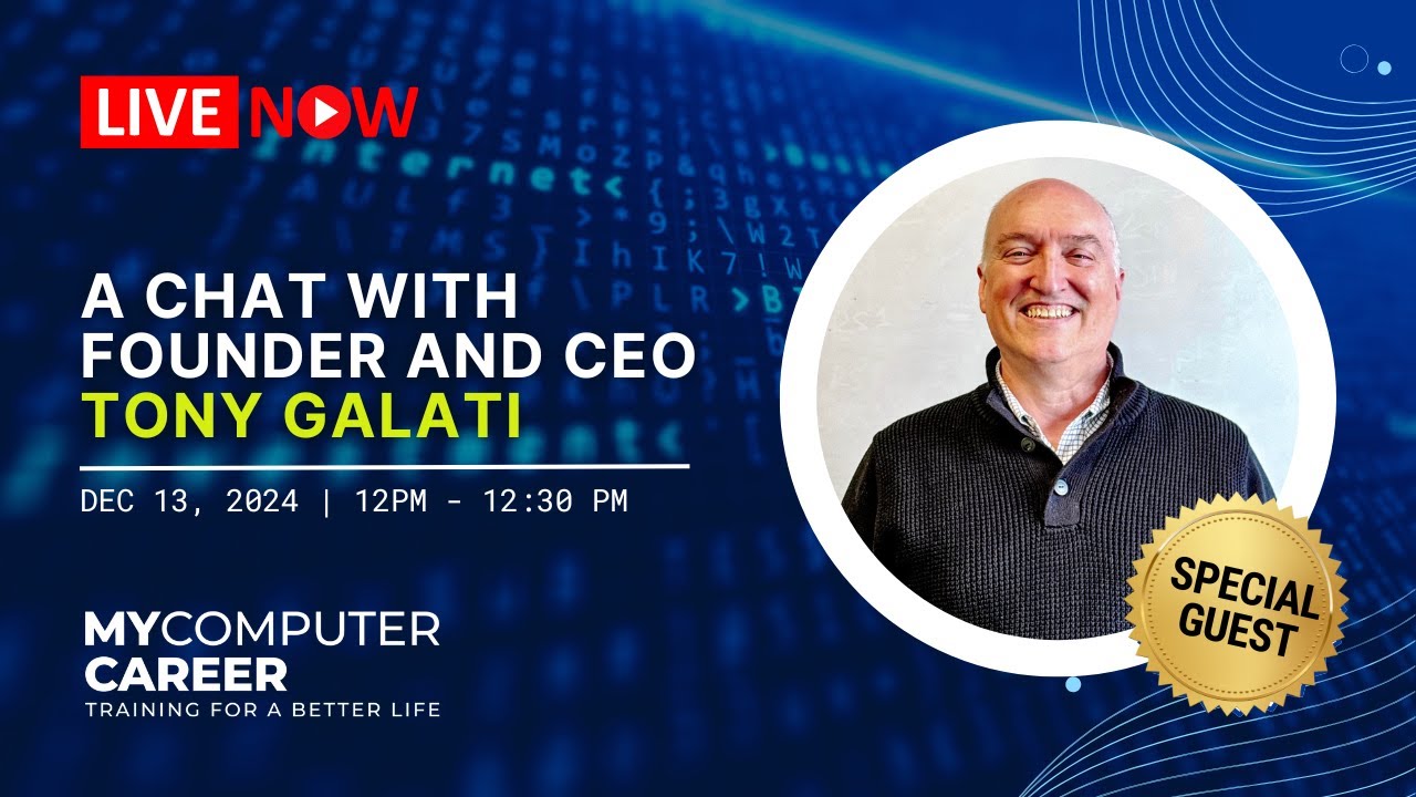 Get Into IT Live: A Chat with Founder Tony Galati! - YouTube