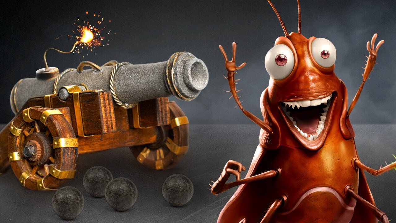 Yo-Ho-Ho! Pirate Cannon Vs. Cockroaches & 7 More Amazing Crafts! 🏴‍☠️🪳 ...