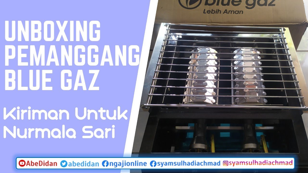 UNBOXING PEMANGGANG BLUE GAZ - YouTube