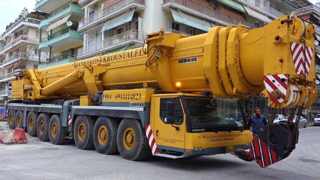 Liebherr LTM 1500 8.1 (500 ton) mobile crane (Giannakos - Kroustalelis ...