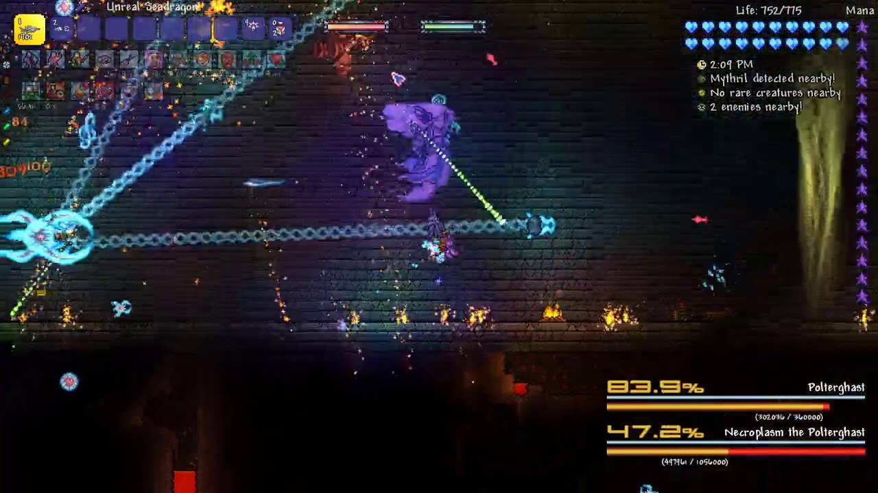 Terraria Calamity Death Mode, Polterghast - YouTube