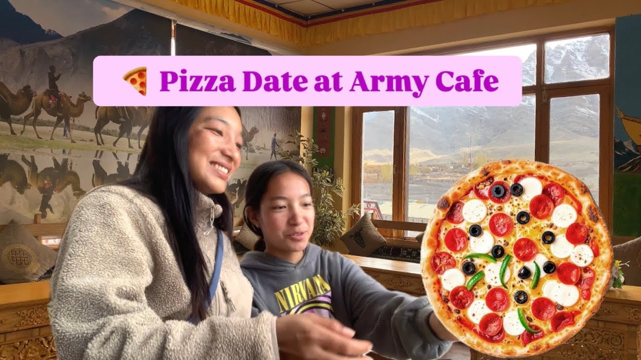 Pizza party at Army Cafe 🍕 - YouTube