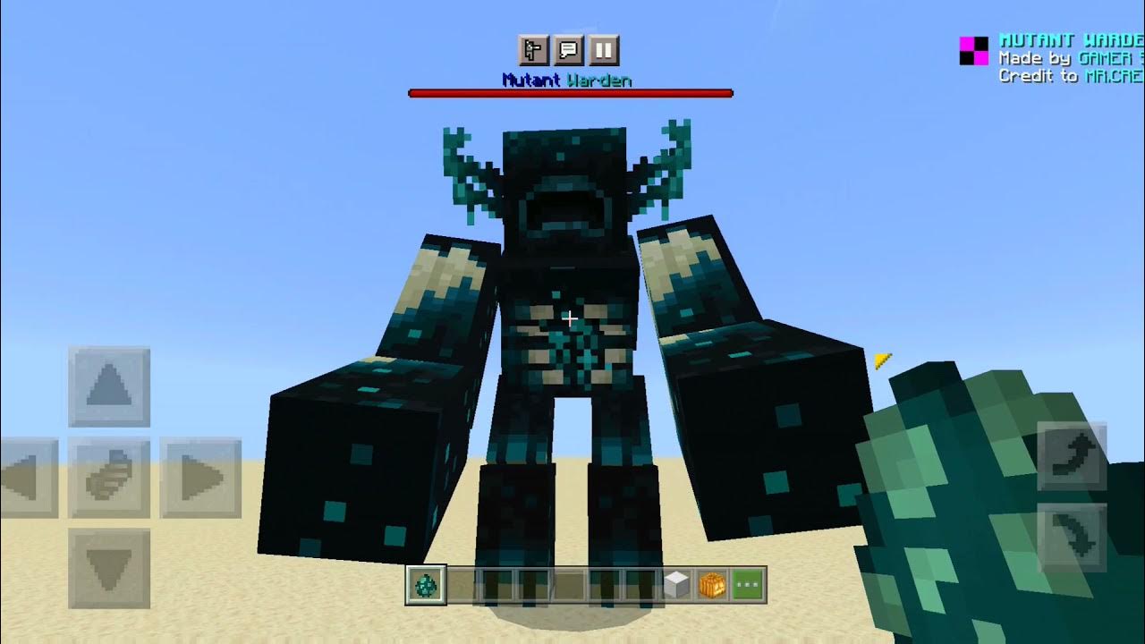 Mutant Warden ADDON in Minecraft PE - YouTube