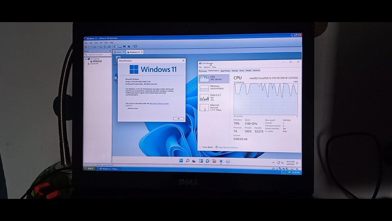 Installing Windows 11 inside of Windows XP - YouTube