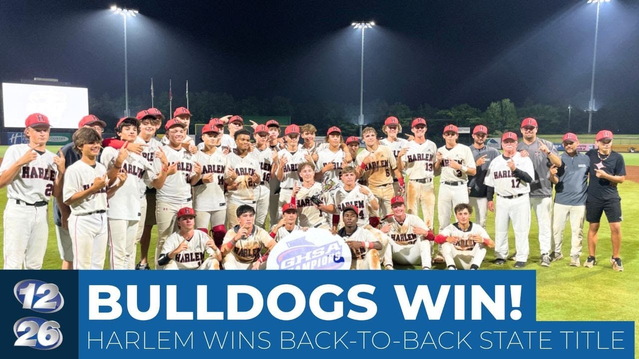 Harlem High baseball wins back-to-back state championships - YouTube