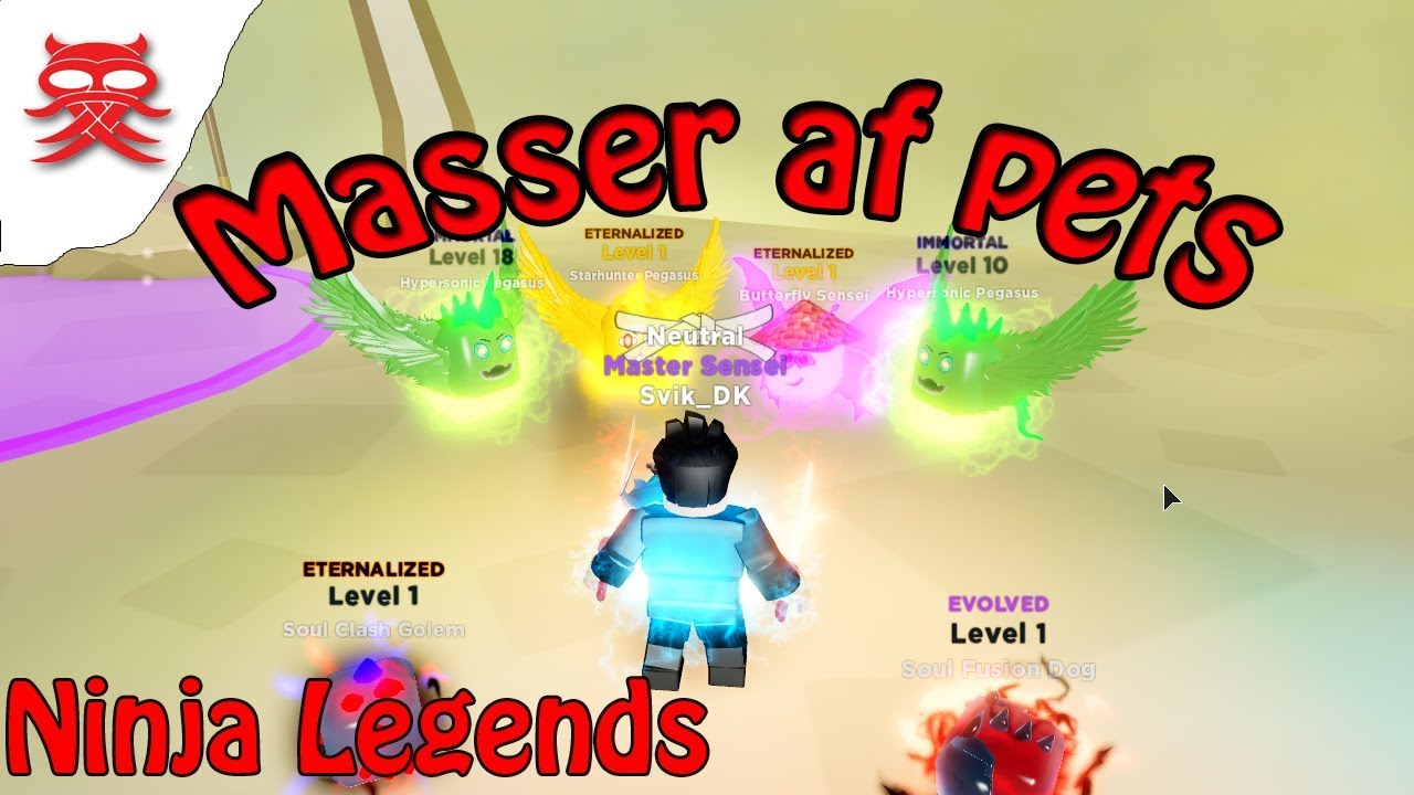 Masser af pets - Ninja Legends - Dansk Roblox - YouTube