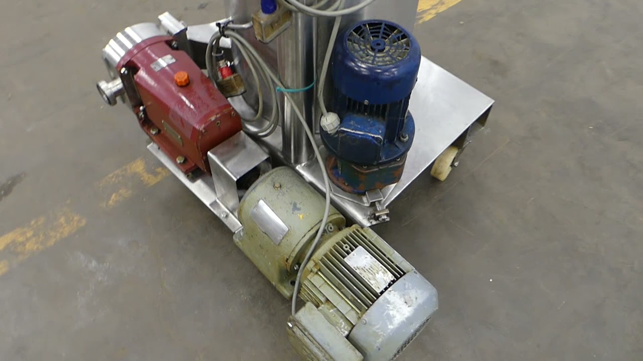 SSP Rotary Pump w/ Stainless Steel Tank. - YouTube