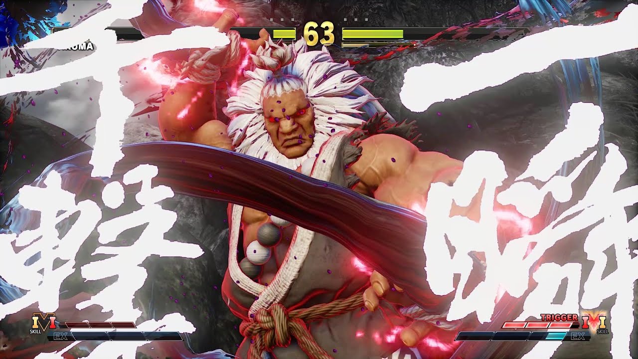 Street Fighter V Akuma VS M. Bison - YouTube