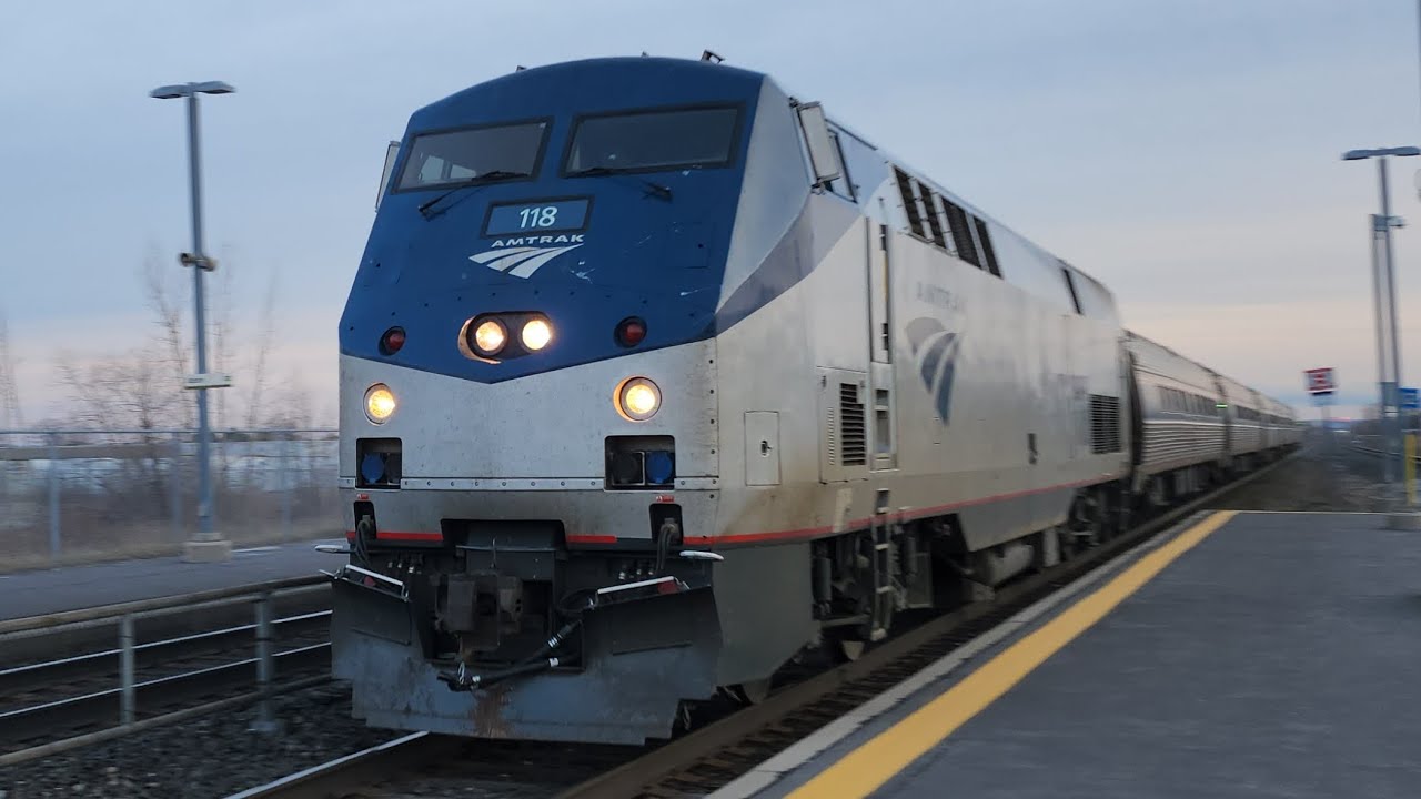 Amtrak 63 / VIA 98 (Maple Leaf) - 118 At Appleby - YouTube