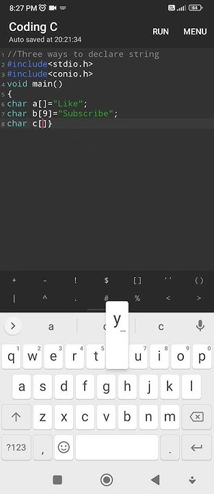 Three ways to use string..............in c programming - YouTube