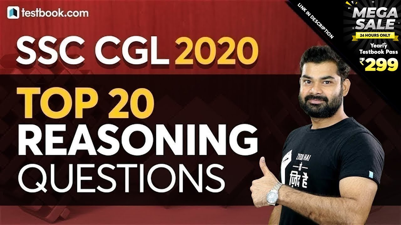 SSC CGL 2020 | Top 20 Reasoning Questions for SSC CGL Tier 1 | SSC CGL ...