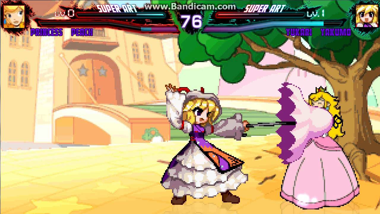 Mugen Legacy: Princess Peach vs Yukari Yakumo - YouTube