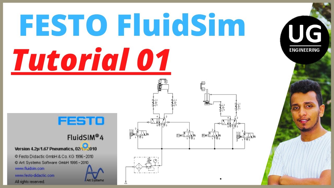 Pneumatics: Basics | FESTO FluidSim Tutorial 1 | Sinhala 2021 - YouTube