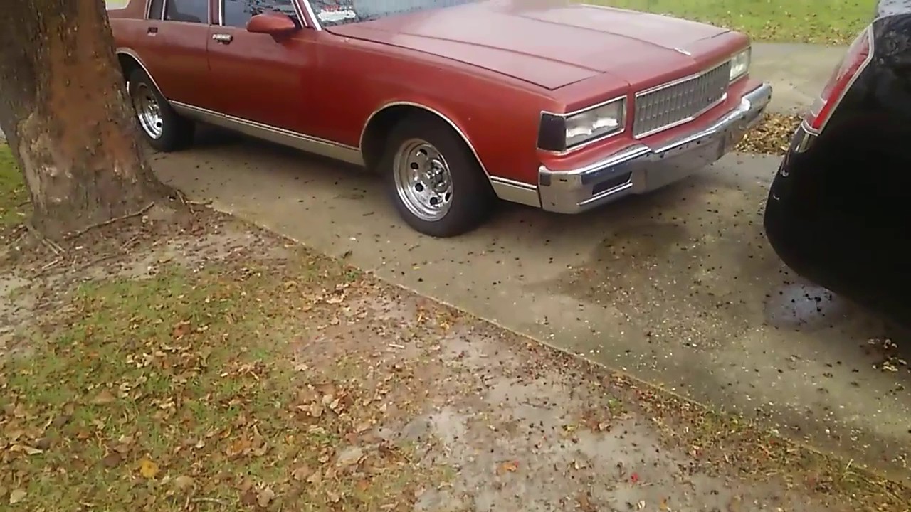 89 Box Chevy update Sbc 350 straight pipe dual cherry bomb exhaust ...