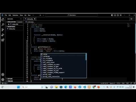 Pemrograman II PHP Inheritance - YouTube