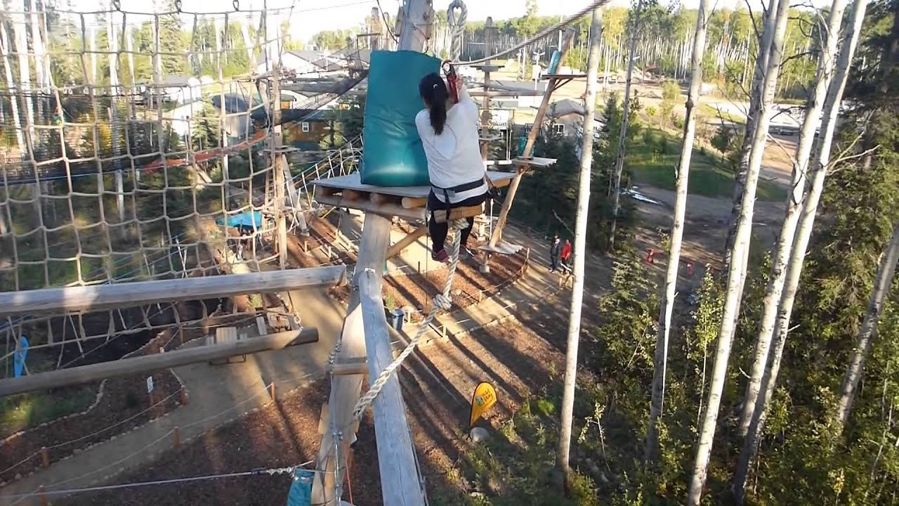 Wild Play - Monkido Aerial Adventure in Fort McMurray - YouTube