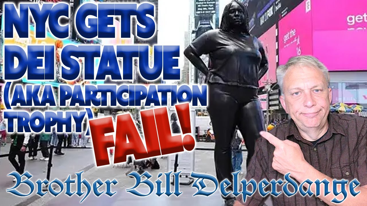 NYC Gets DEI Statue (aka Participation Trophy) - YouTube